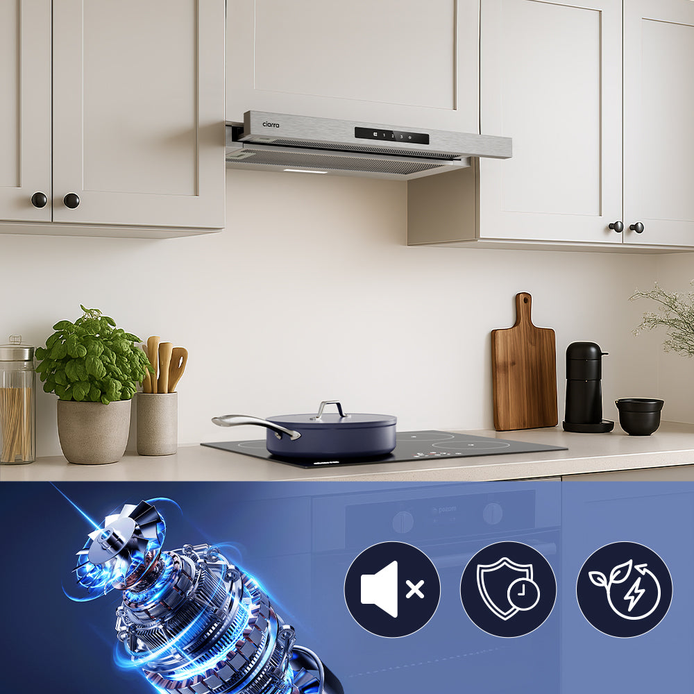 Ciarra | Cappa Moderna Cucina Aspirante 60/90 CM Le migliori cappe ...